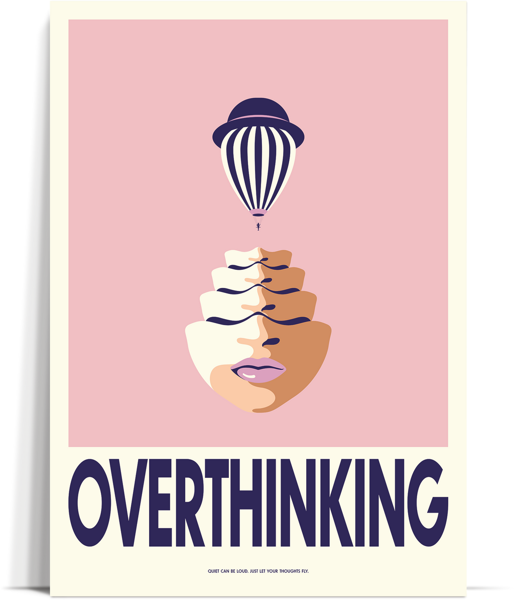 Overthinking Poster | STUDIO NOSTALGI – Studio Nostalgi